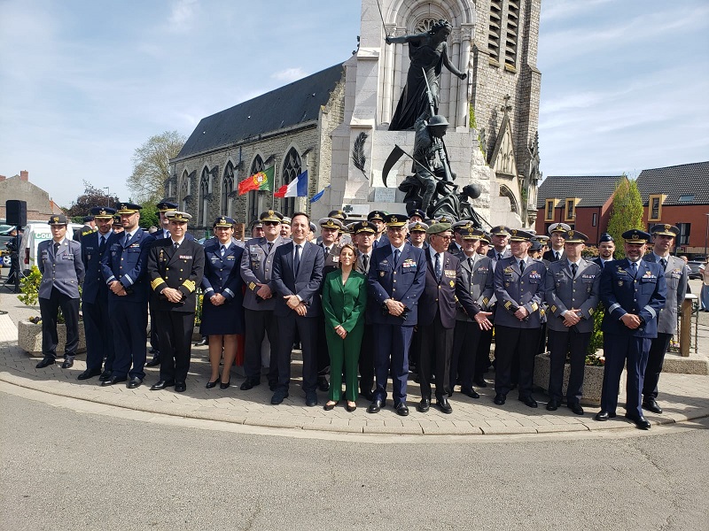 Hier: Les cérémonies de la Bataille de La Lys à Richebourg et à La ...